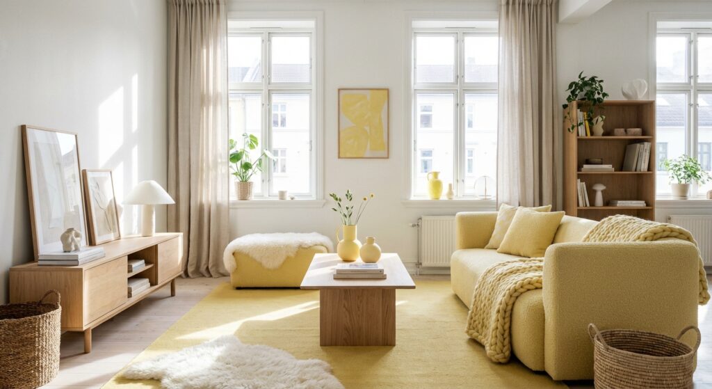 Jaune pastel : 5 astuces pour sublimer votre intérieur